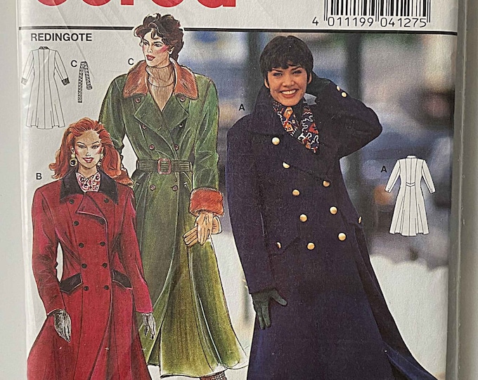 1970s Simplicity 9612 Double Breasted Coat Jacket and Pants Pattern ...