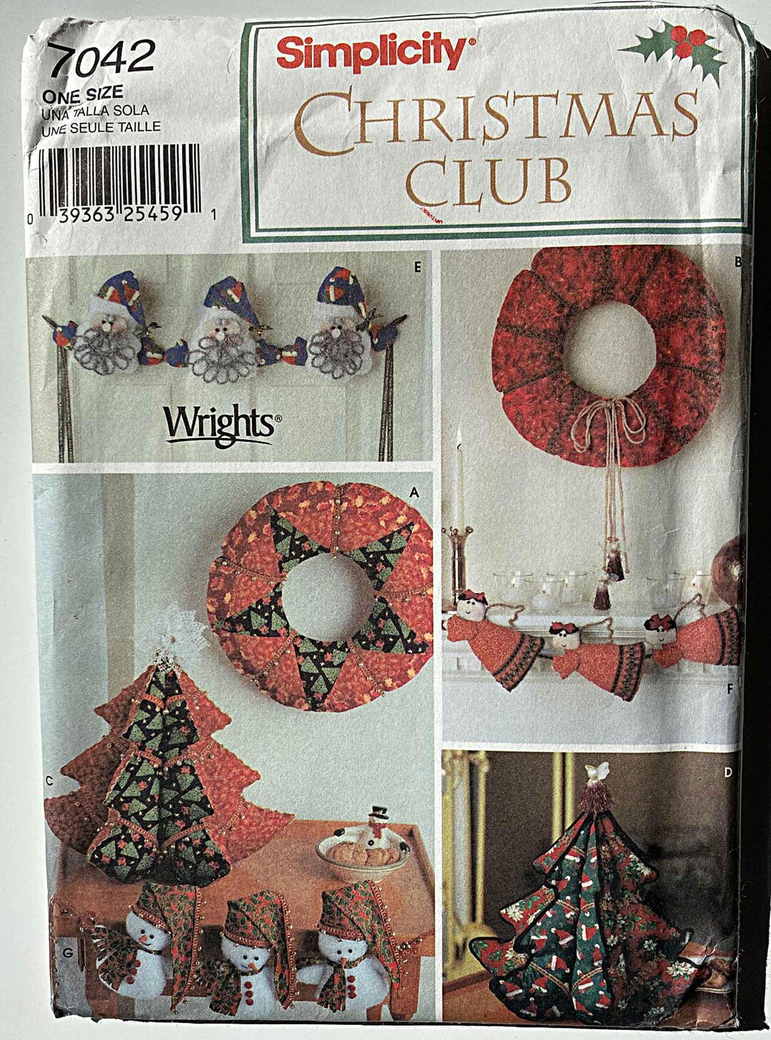 Vintage Christmas Club Decorations, Tree Centerpiece, Wreaths, Garland ...