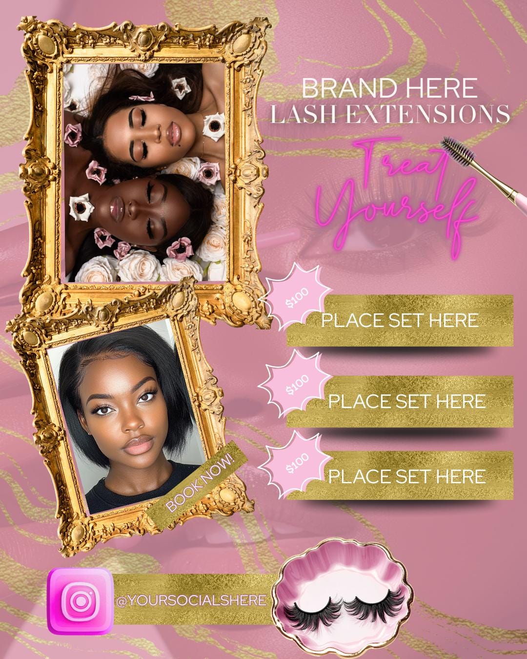 Lash Tech Instagram Templates, Lash Artist Content, Eyelash Extension ...