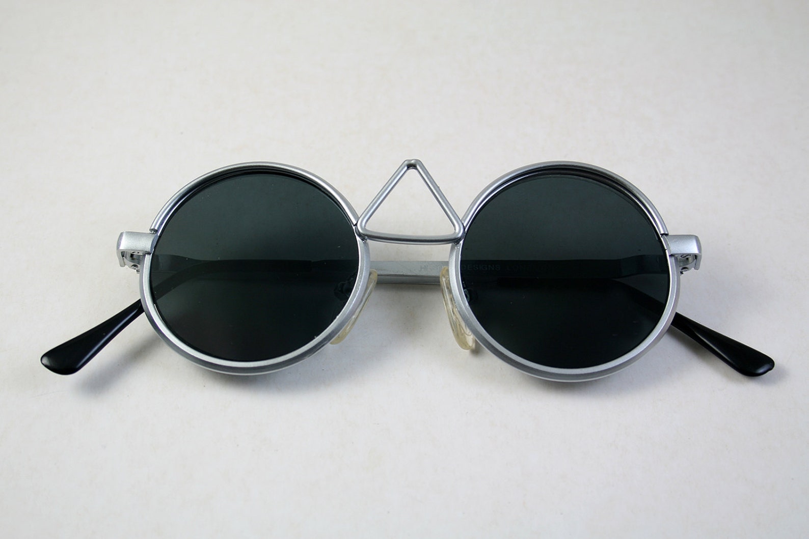 Round Sunglasses Retro Steampunk Sunglasses Vintage Silver - Etsy