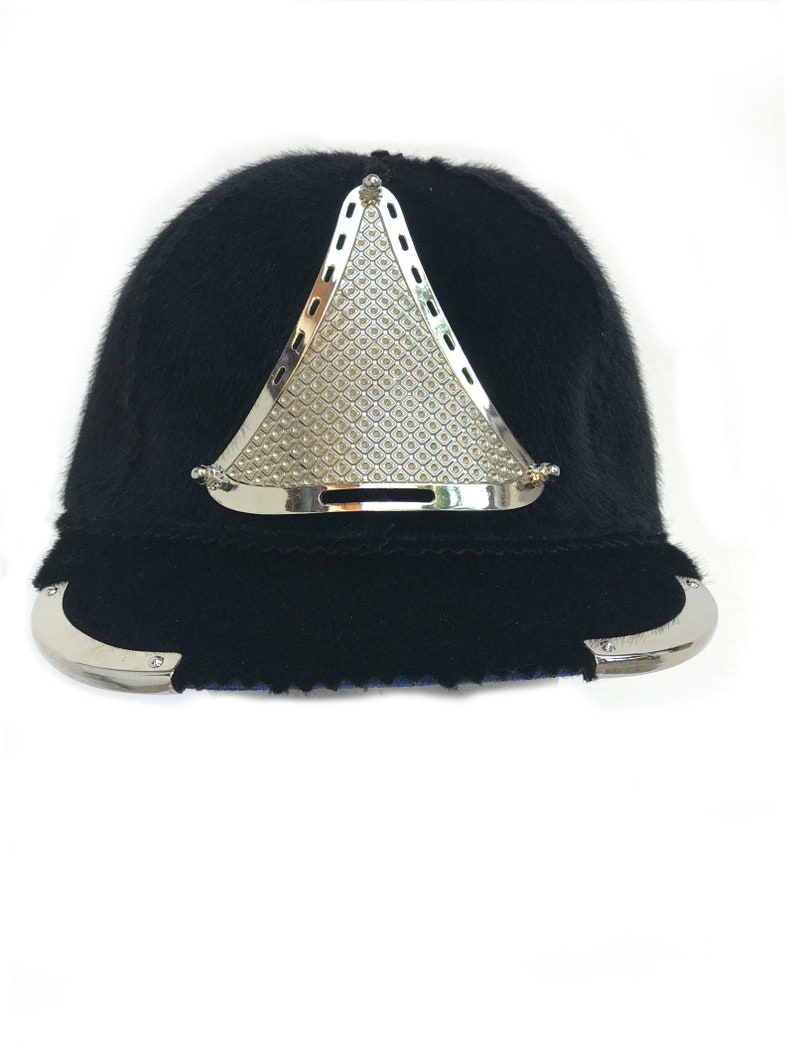 Unisex Black Baseball Cap Metal Triangle Shield Rapper Hip Hop DJ MC ...