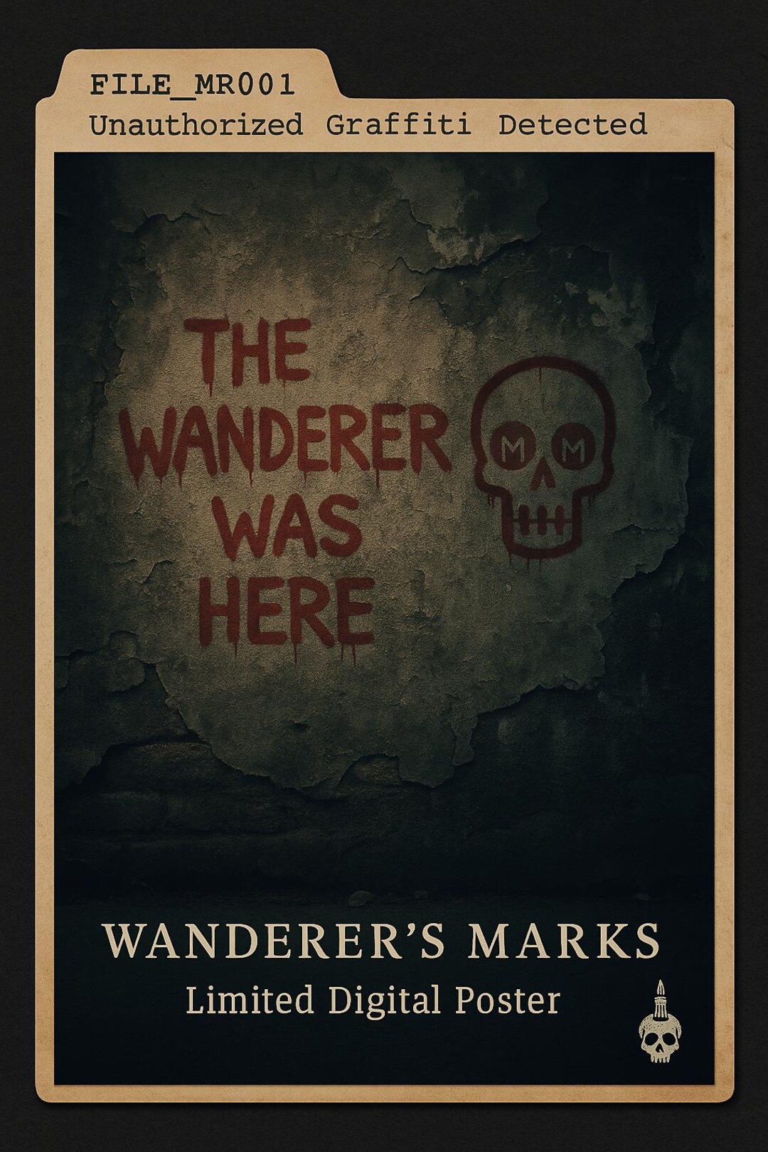 Wanderer's Marks – Limited Edition Digital Poster | Post-apocalyptic ...