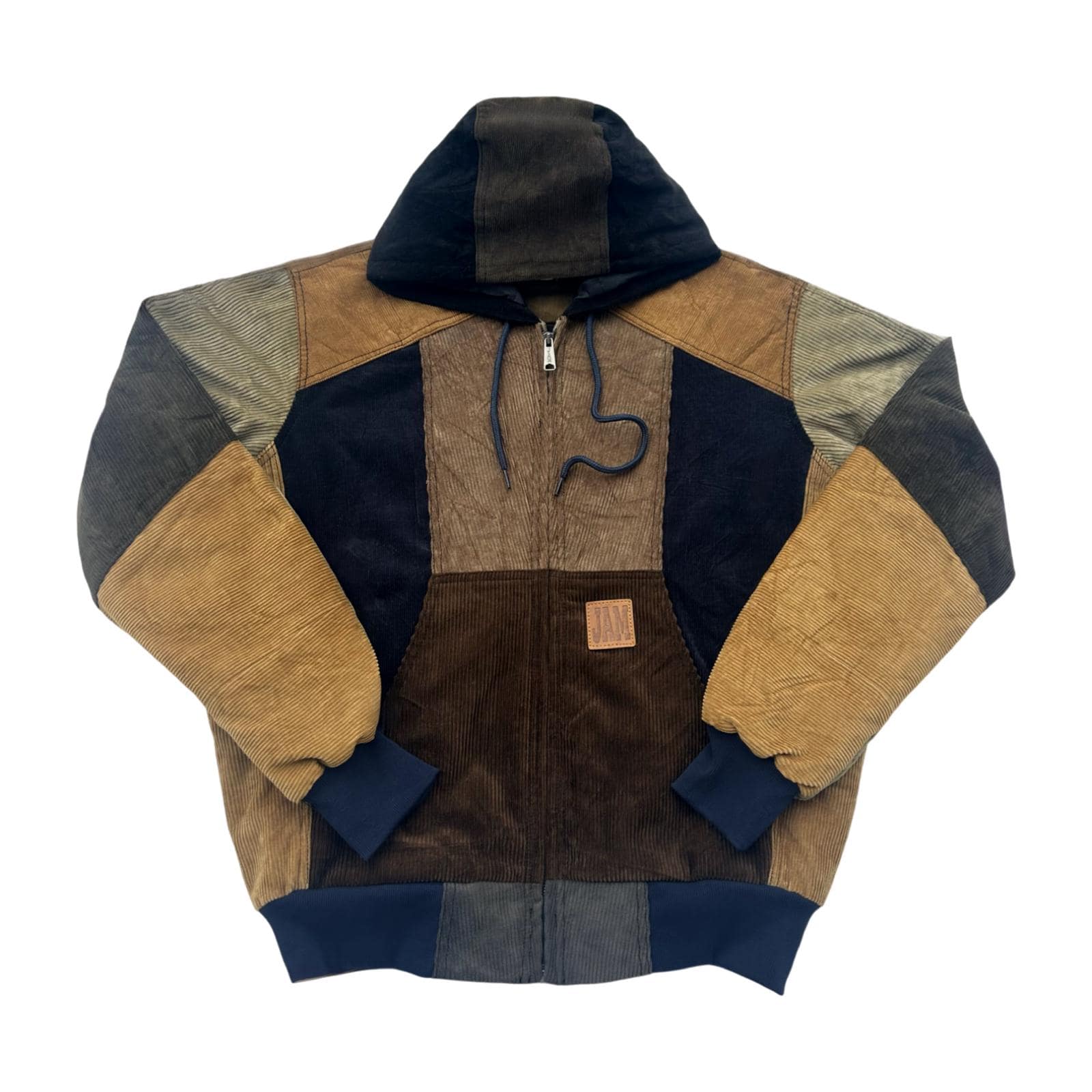 THE CORD Corduroy Reworked Patchwork Coat - Etsy