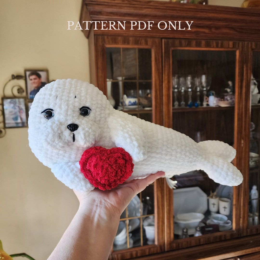 My Puffy Seal PATTERN Plush Soft Crochet Amigurumi PDF Pattern Only ...