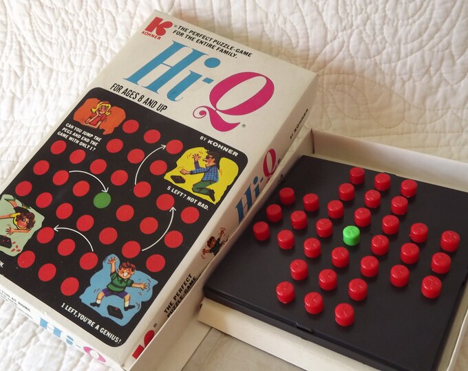 Vintage Hi-q Puzzle Game - Complete With Instructions - Etsy