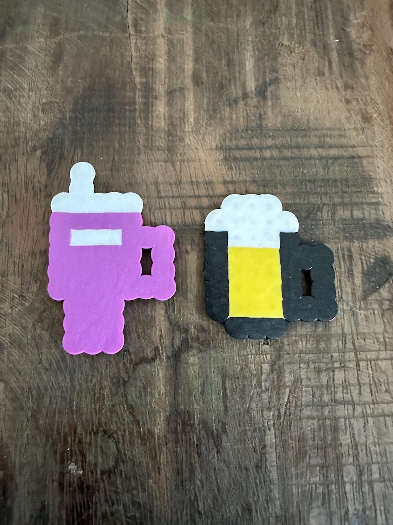 Stanley Cup, Beer, Perler Bead Art, Cake Topper, Party Favor - Etsy
