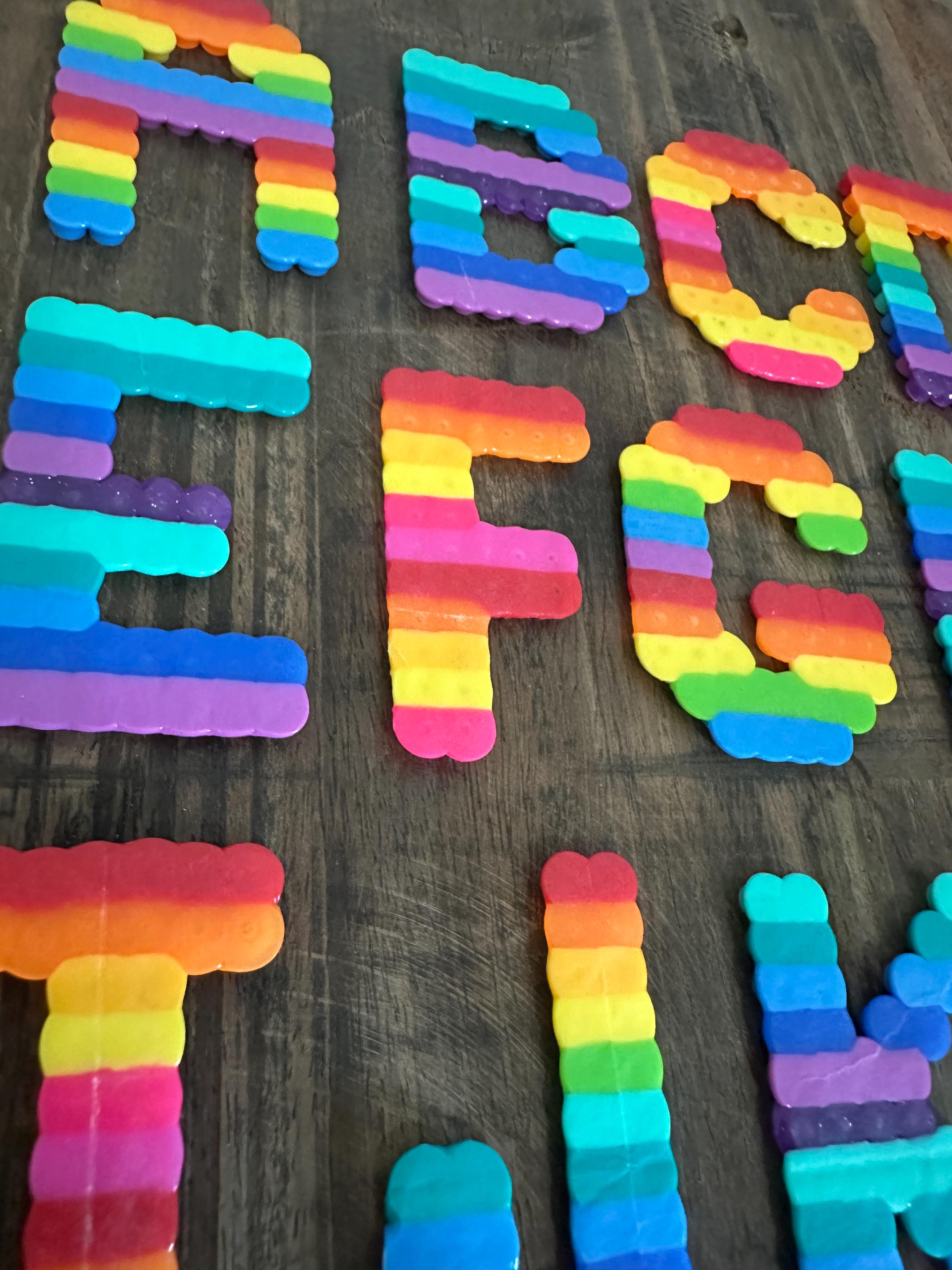 Alphabet, Perler Bead Art, Cake Topper, Party Favors, Custom Name - Etsy