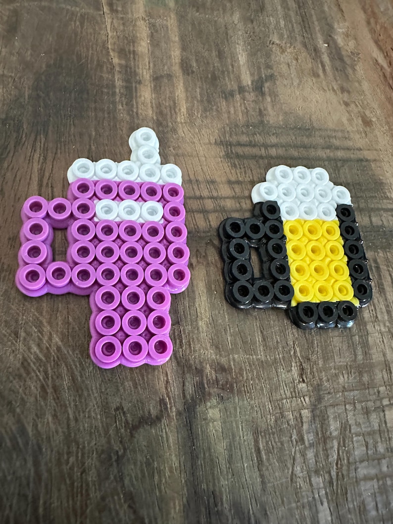 Stanley Cup, Beer, Perler Bead Art, Cake Topper, Party Favor - Etsy