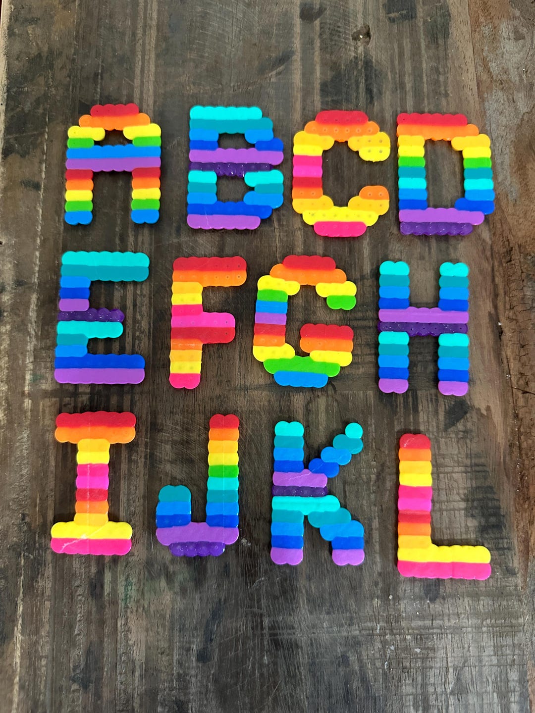 Alphabet, Perler Bead Art, Cake Topper, Party Favors, Custom Name - Etsy