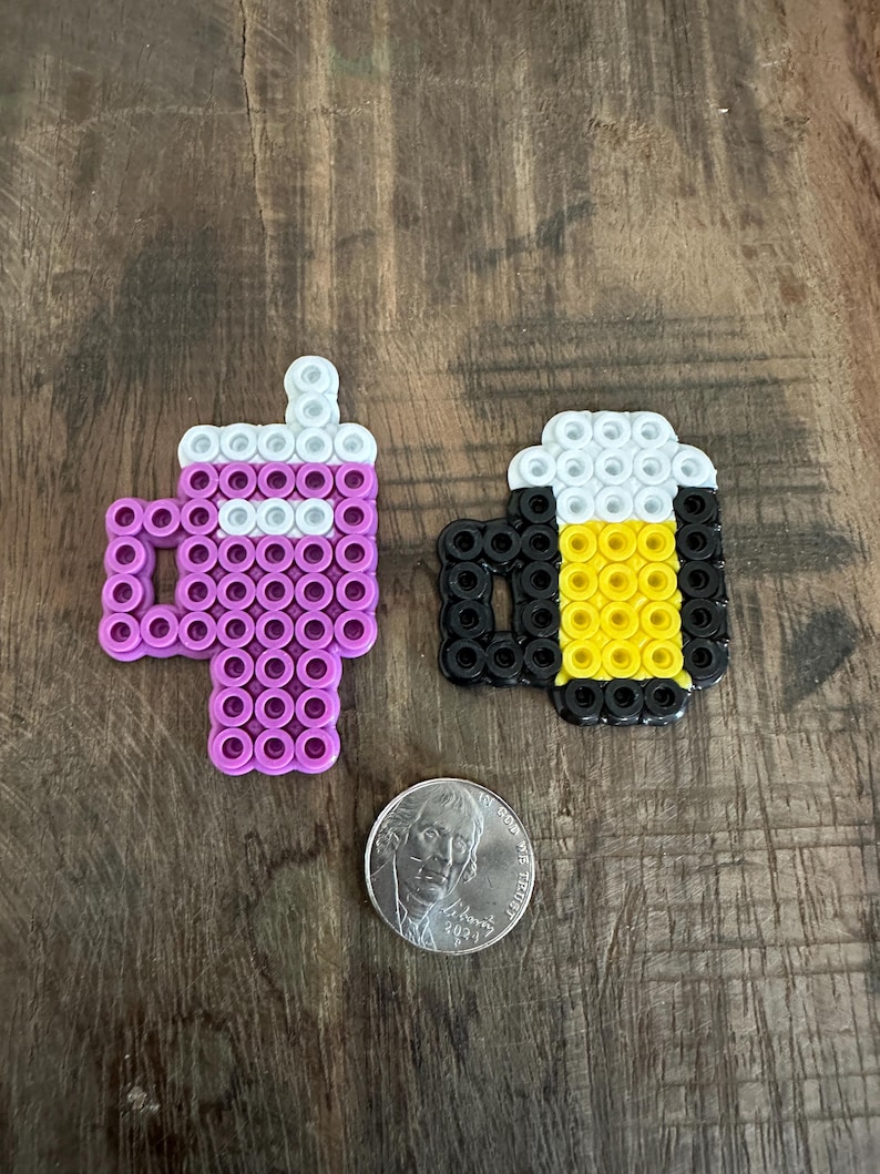 Stanley Cup, Beer, Perler Bead Art, Cake Topper, Party Favor - Etsy