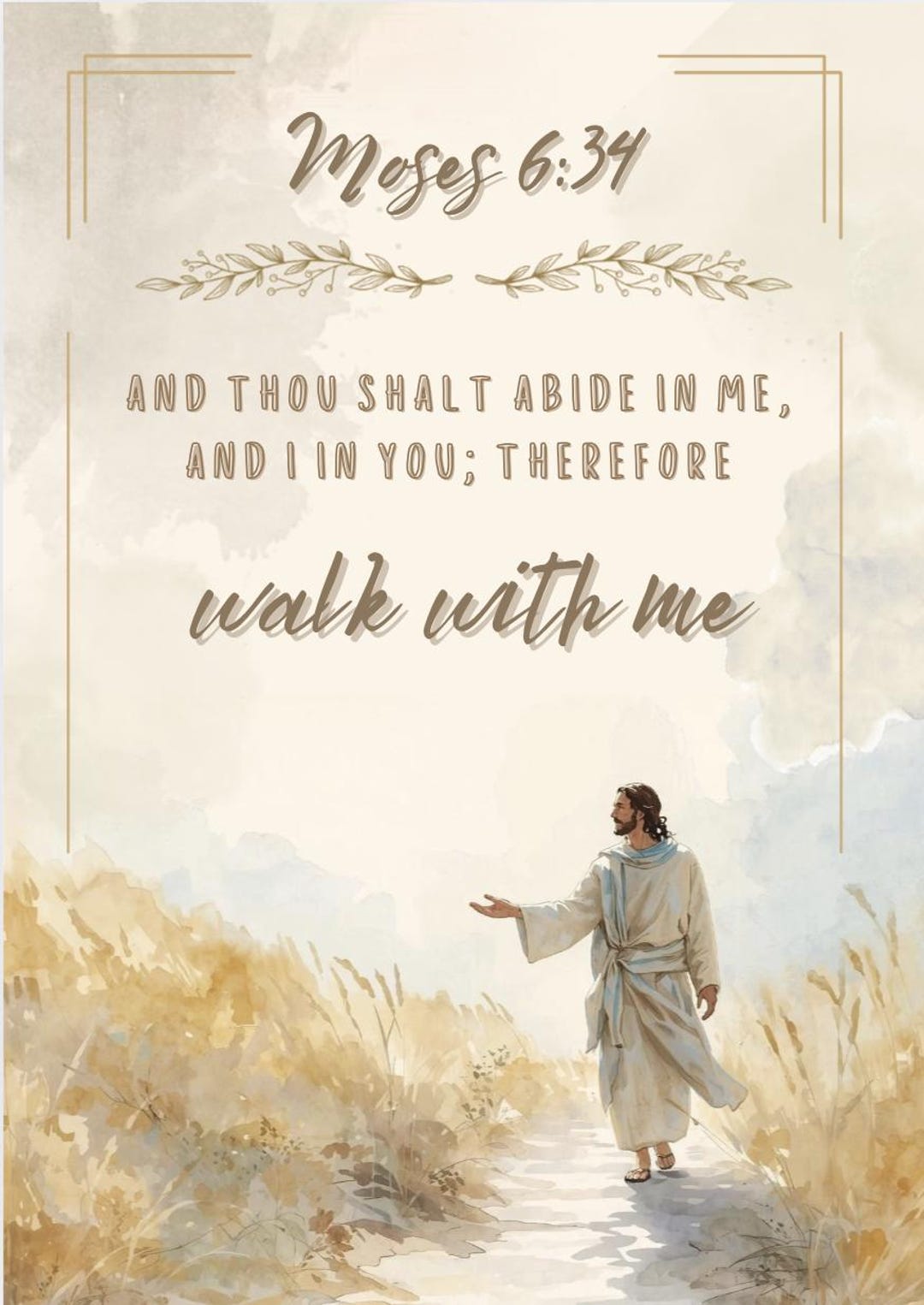 2026 LDS Youth Theme - Walk With Me, Moses 6, Instant Digital Download ...
