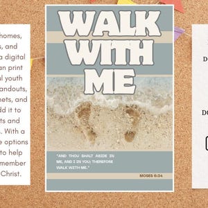 2026 LDS Youth Theme - Walk With Me, Moses 6, Retro Instant Digital ...