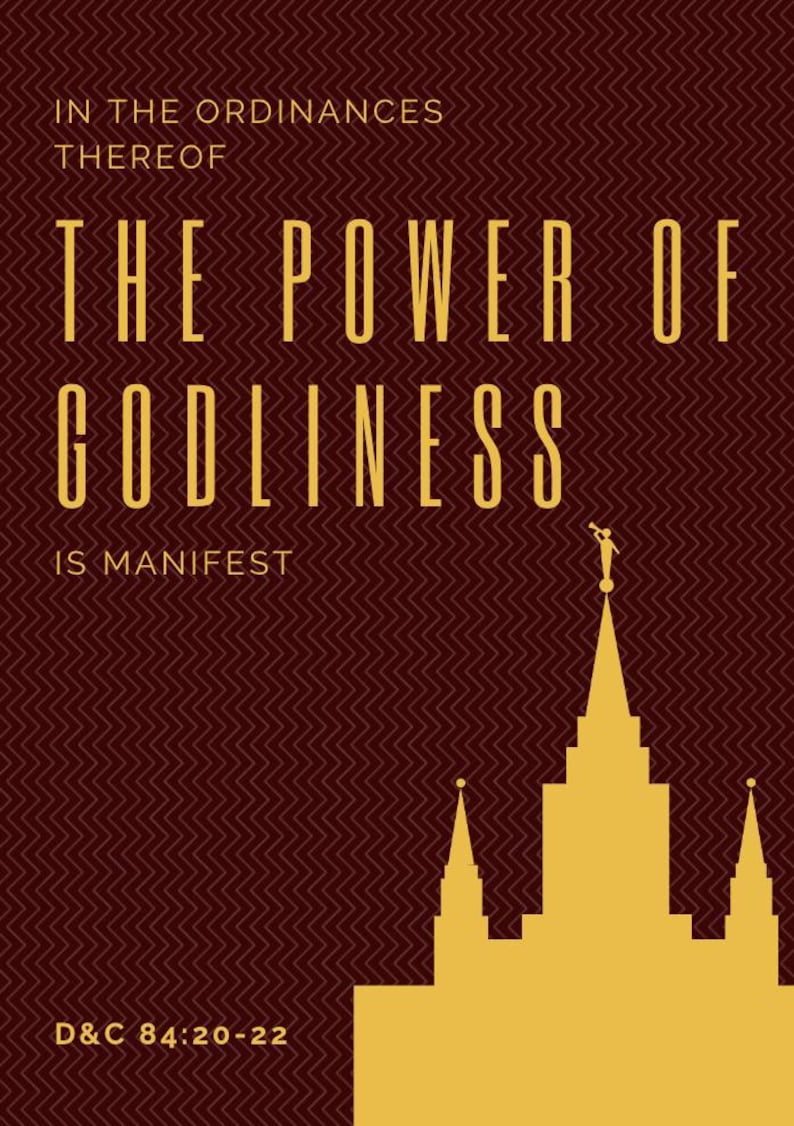 Doctrinal Mastery Posters: Seminary D&C Term 2 (digital Download, Set ...