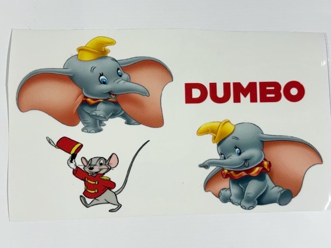 Dumbo Stickers Sheet (5x11 Inches) UV - Etsy