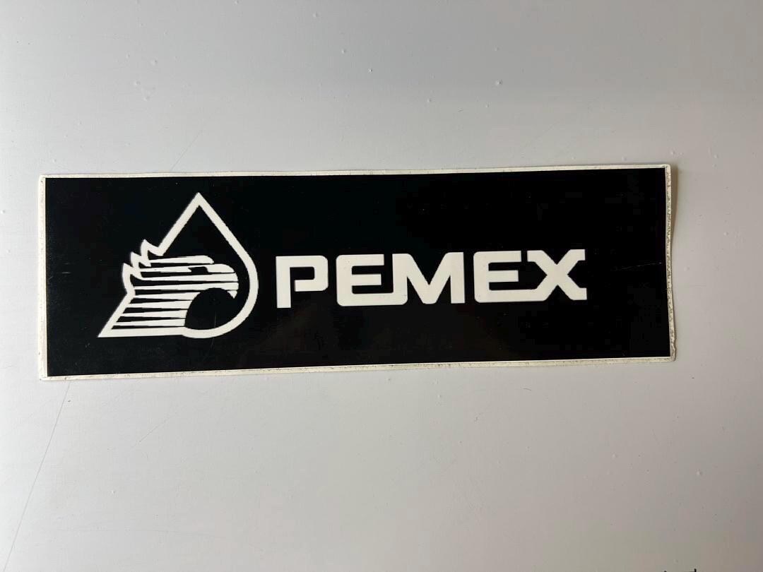 Pemex Shiny Black and White Sticker Vinyl (3x10 Inches) - Etsy
