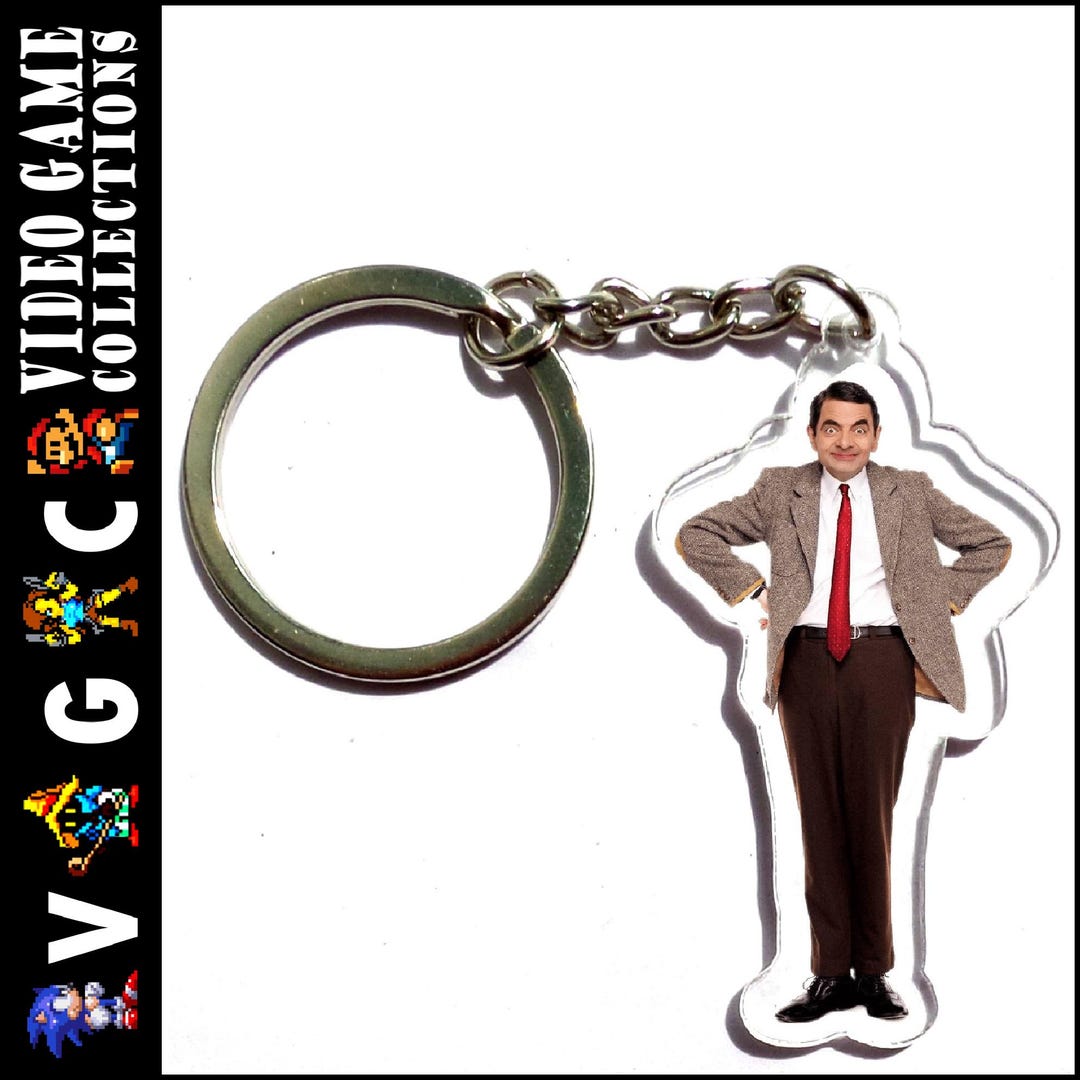 Mr Bean Figure Keyring Keychain - Etsy
