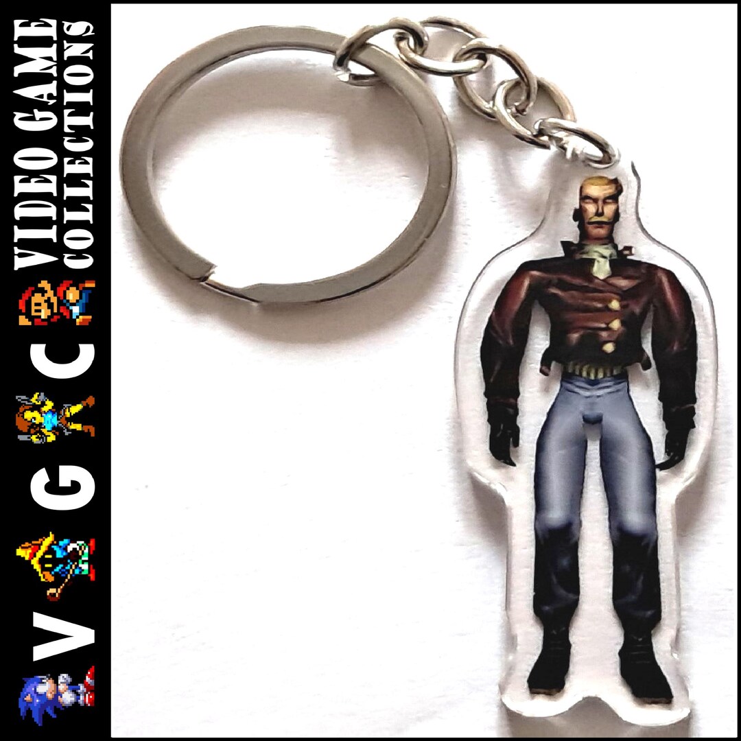 Timesplitters Ps2 Captain Ash Future Perfect Figure Keyring Keychain ...