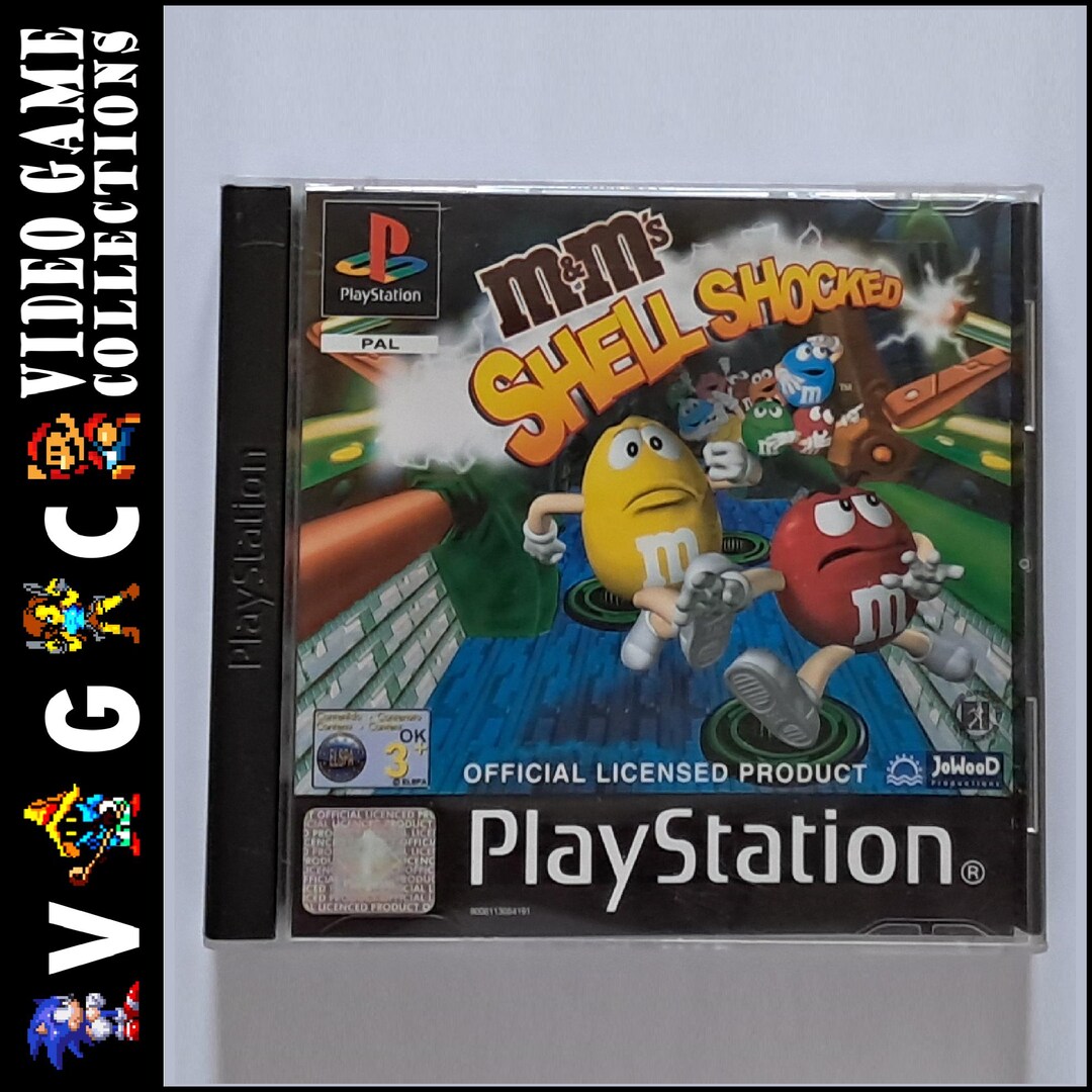 Ps1 Game M and M Shell Shocked Playstation 1 Complete Manual in ...