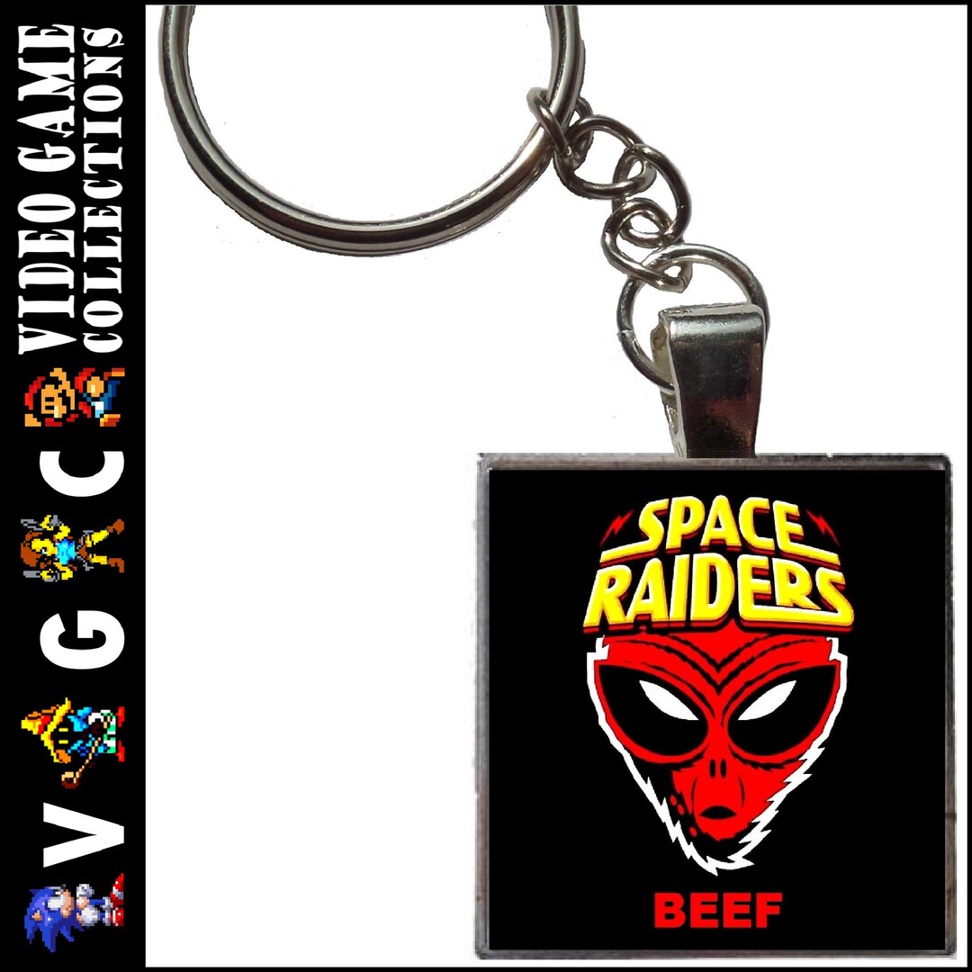 Space Raiders Beef Flavour Crisps Keyring Keychain With Free Stickers ...