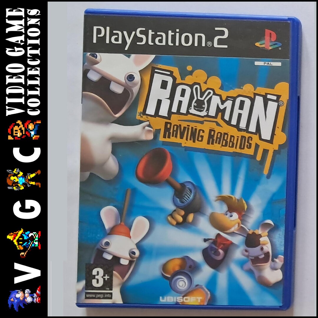 Ps2 Game Rayman Raving Rabbids Playstation 2 Complete With Manual in ...