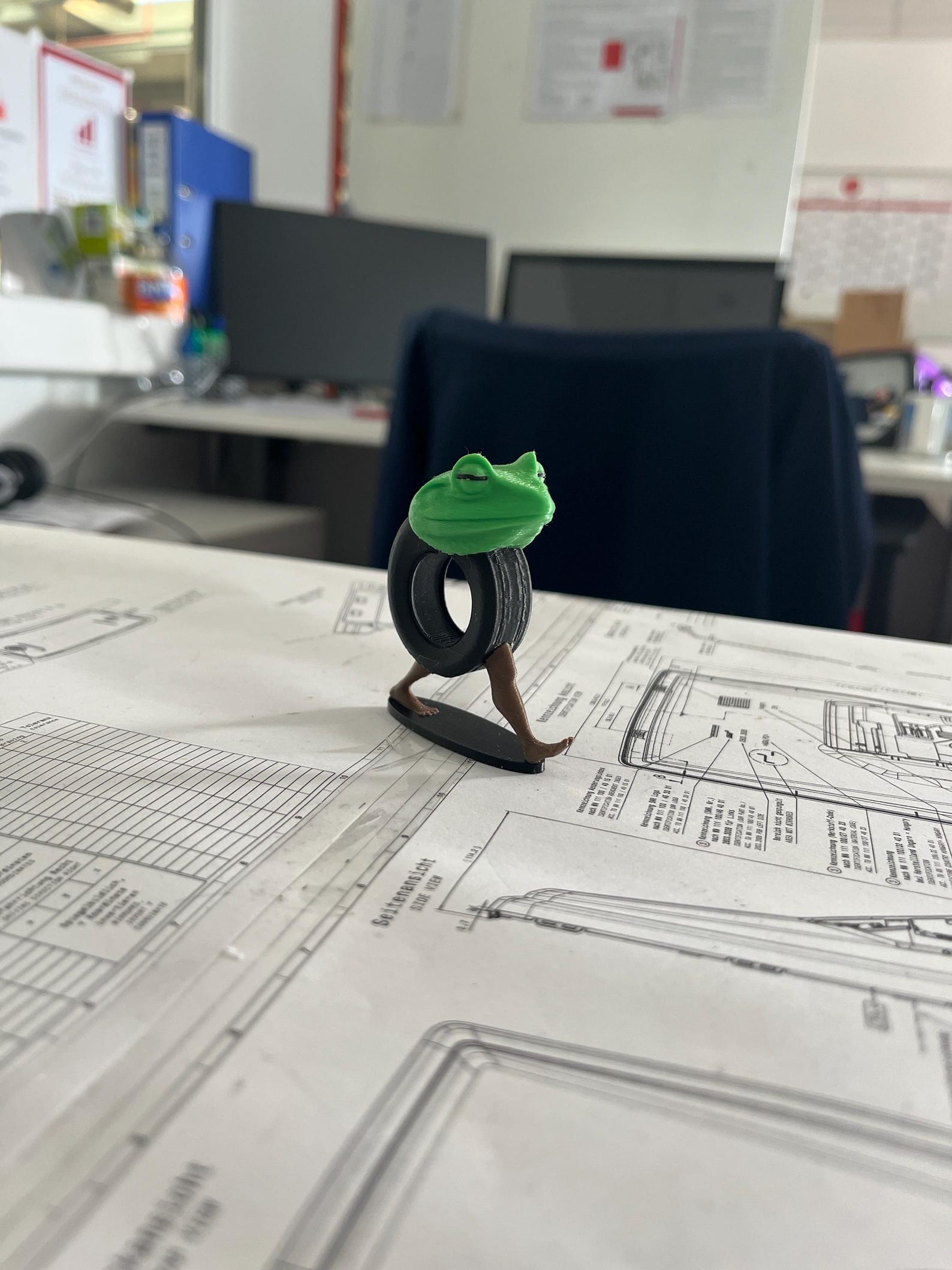 Boneca Ambalabu Frog 3d Printed Brainrot Meme Figure - Etsy UK