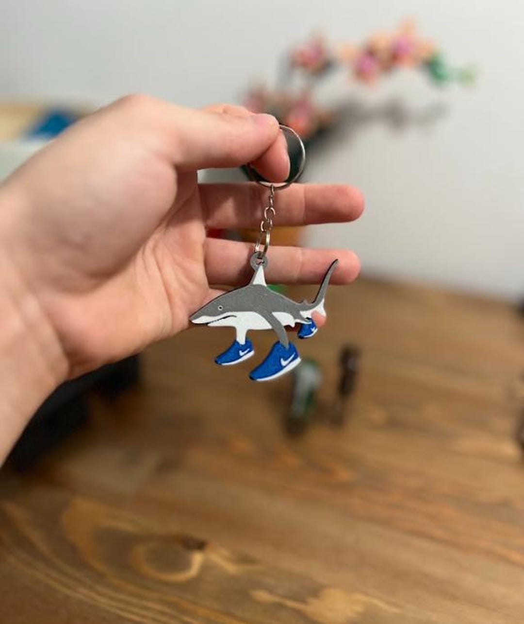 Tralalero Tralala Shark 3d Printed Brainrot Meme Keychain - Etsy