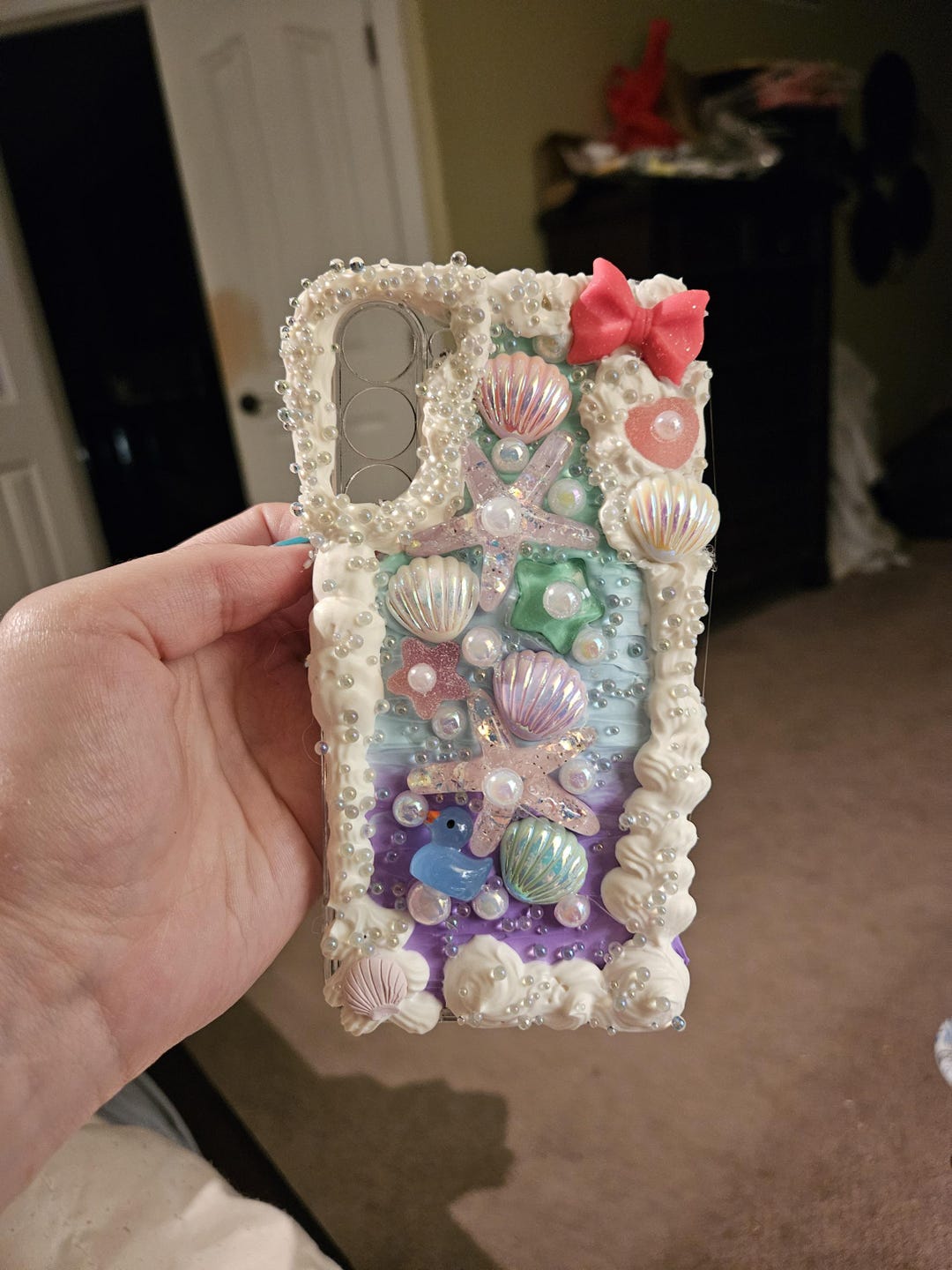 Made-to-order Pastel Mermaid Shell Phone Case - Etsy