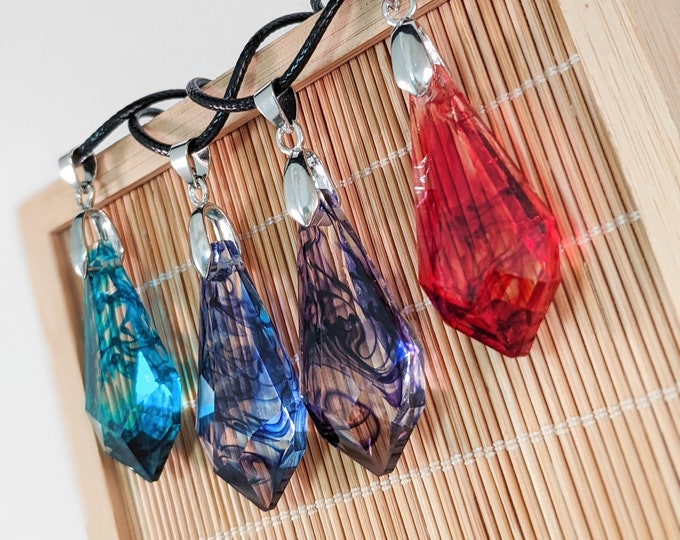 FFXIV Aether Crystal Pendant G'raha, Alphinaud, Y'shtola, Alisaie Final ...