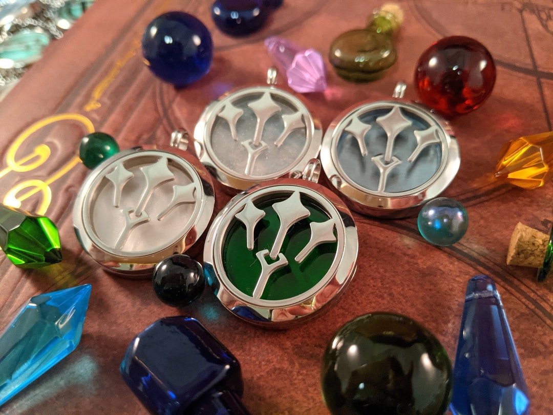 FFXIV Sage Locket Necklace - Stainless Steel Magnetic Locket W ...