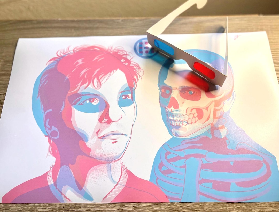 Tyler Joseph & Josh Dun Poster | Twenty One Pilots Anaglyph - Etsy