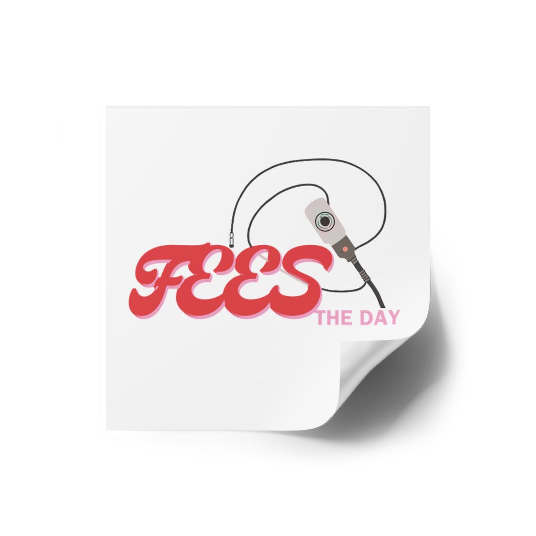 FEES Speech Therapist Square Sticker: Waterproof Vinyl Decal - Etsy