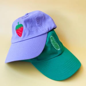 Embroidered Pickle Hat - Etsy