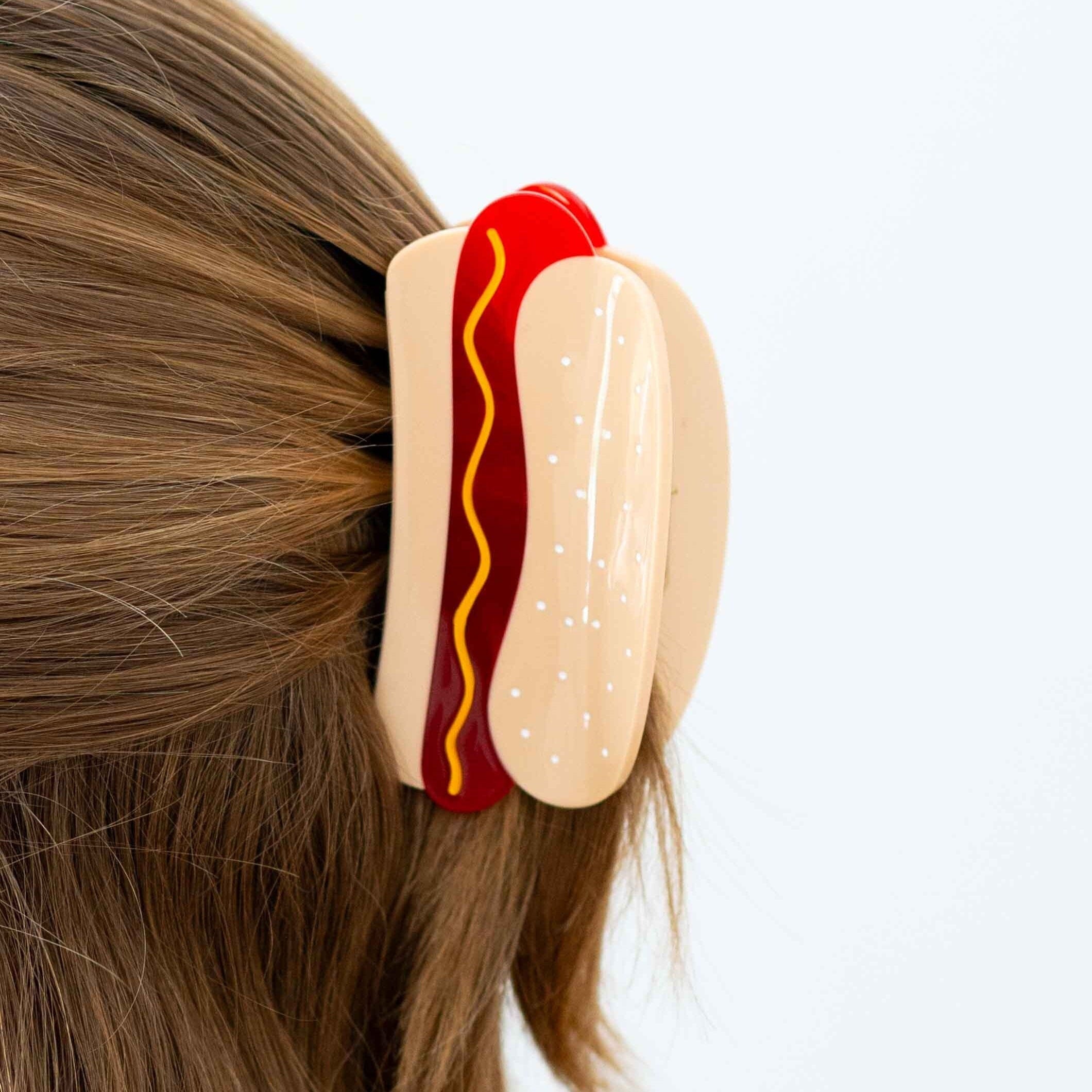 Hot Dog Hair Claw - Etsy