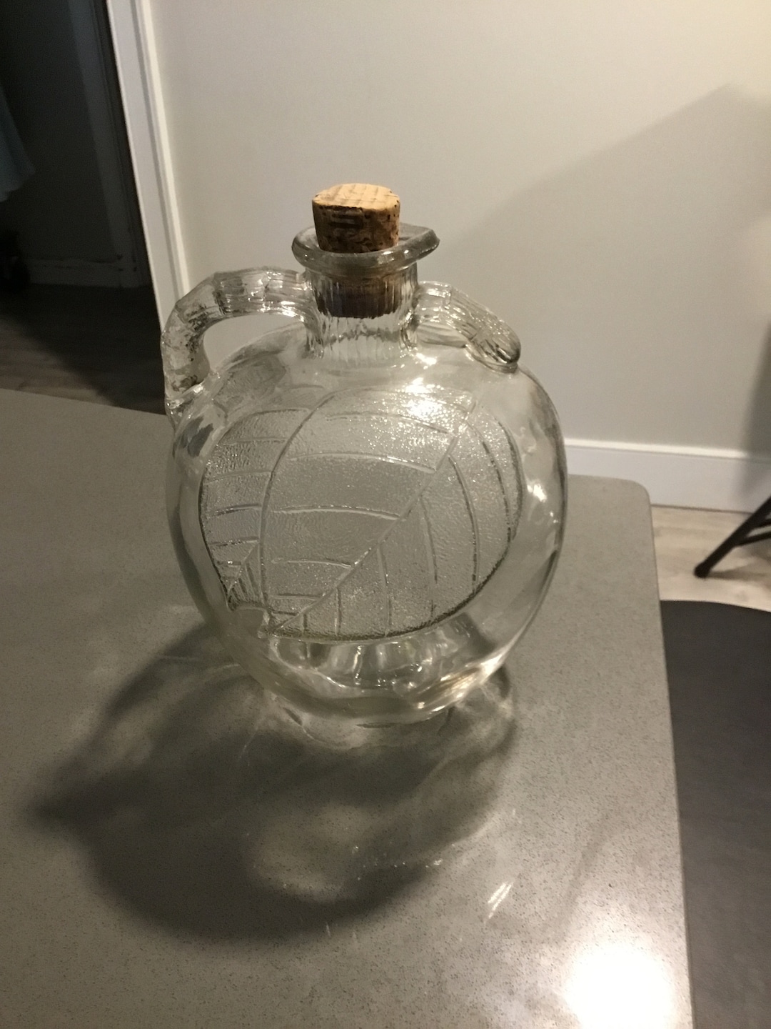 Vintage Glass Apple Jug Glass Cider Vinegar Bottle 1920s Farm to Table ...