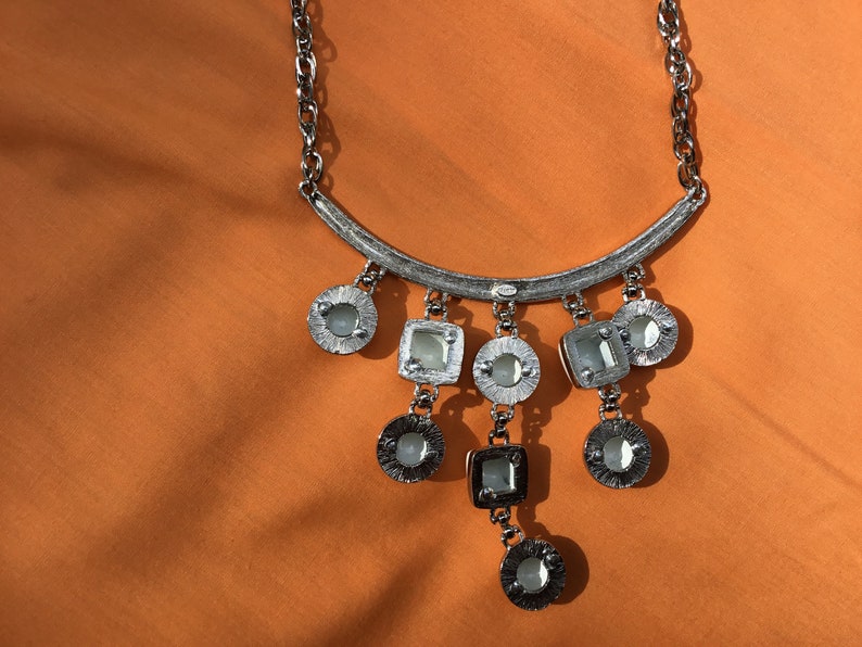 70's MOD Necklace Kramer Jewelry MOD Pendant Vintage - Etsy