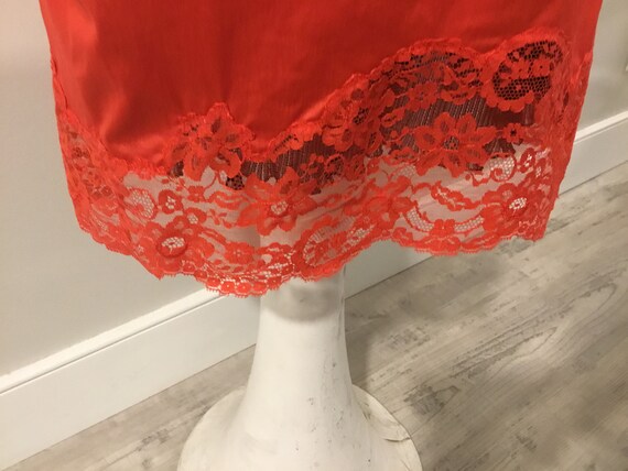 Red Half Slip Vintage Lingerie Van Raalte Slip Made i… - Gem