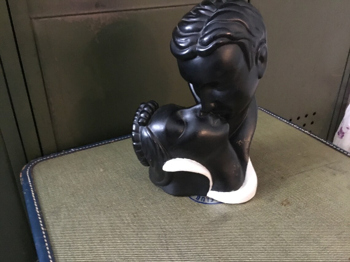 Kissing Couple Statue by ABCO Alexander Backer Co New York - Etsy