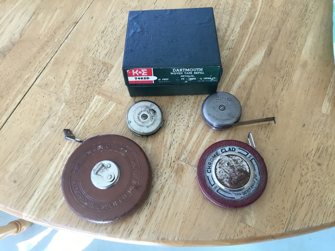 Vintage Measuring Tapes 2 Are Keuffel & Esser Co., 3 Lufkin Rule Co ...