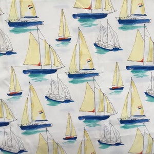 Sailboat Fabric by Covington Fabric Design Outdoor Fabric Nautical ...