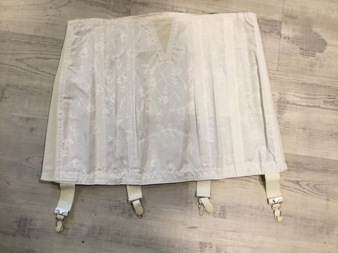 Vintage Girdle Open Bottom Girdle NOS Girdle With Garters Vintage ...
