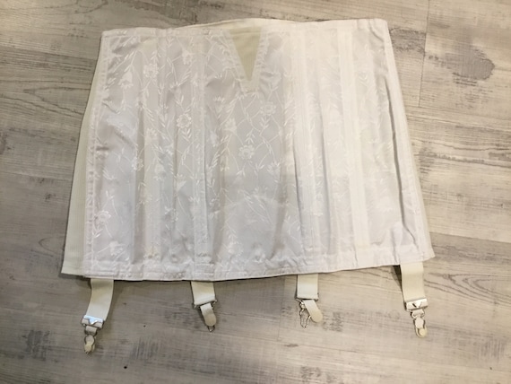 Vintage Open Bottom Girdle NOS Girdle with Garters Vi… - Gem