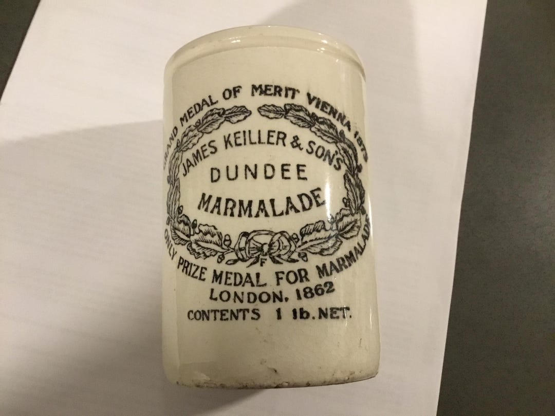 Antique Stoneware James Keiller & Sons Dundee Orange Marmalade London ...