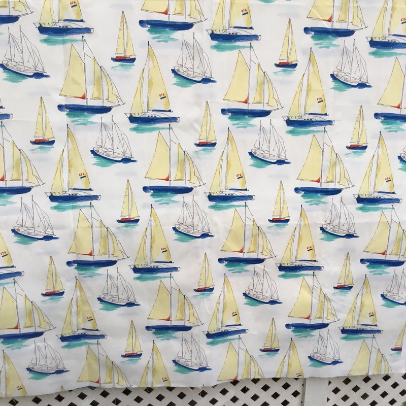 Sailboat Fabric - Etsy