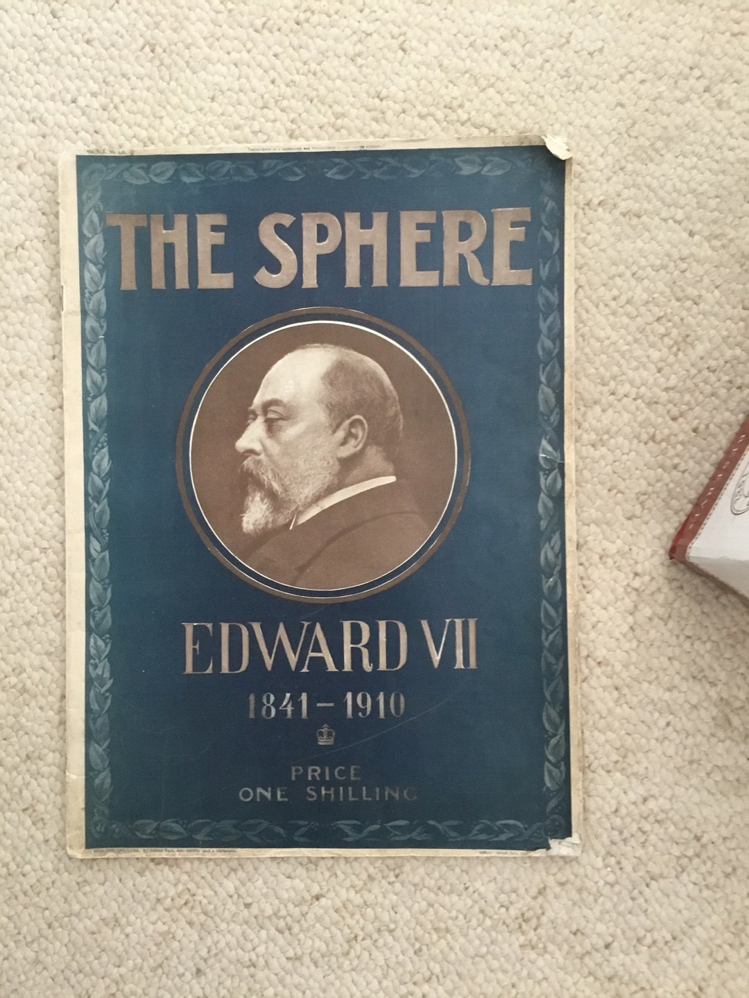 English History the Death of King Edward VII in the Sphere May 14 1910 ...