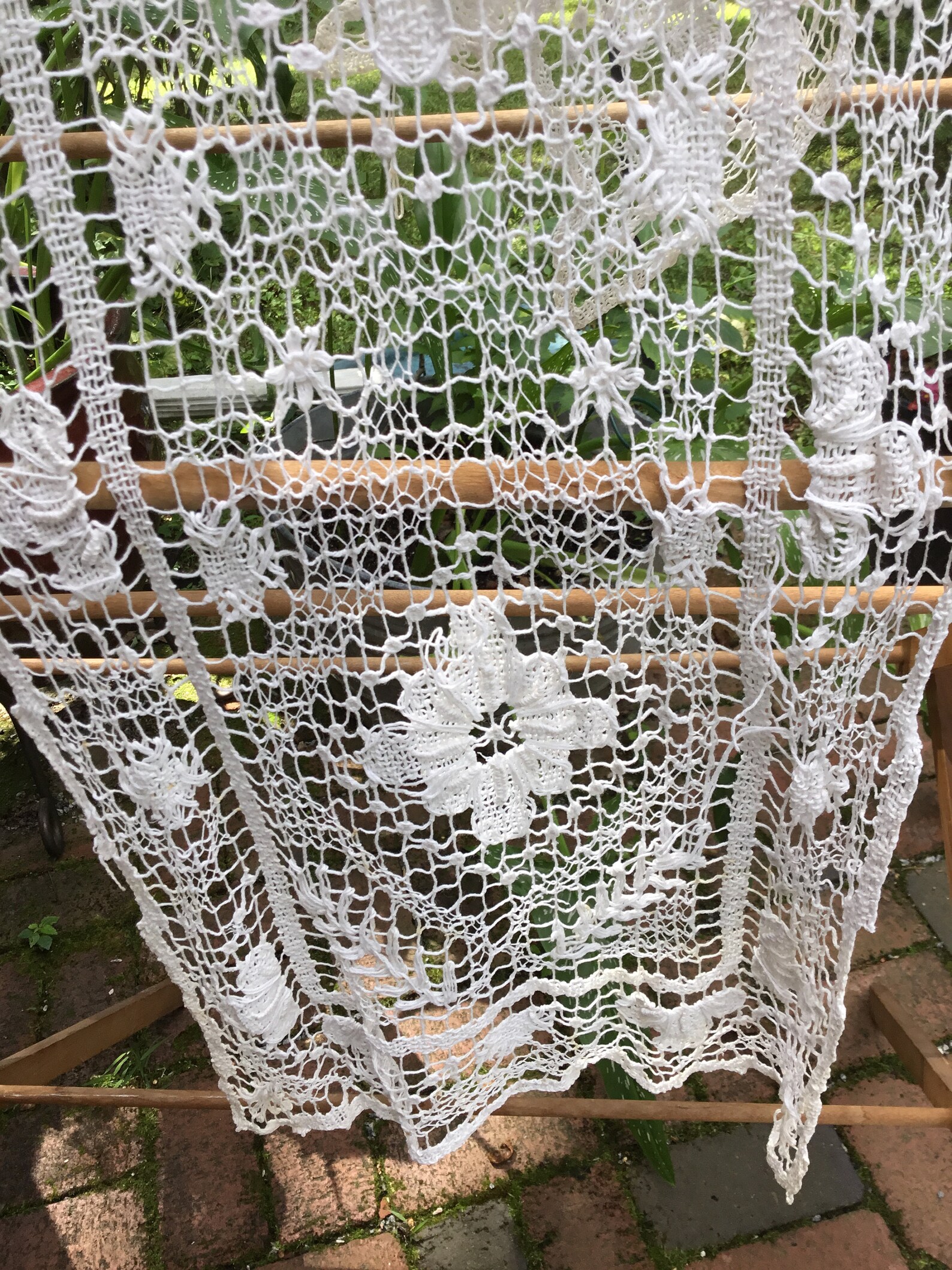 Vintage Runner Net Runner Intricate Net Runner With Floral - Etsy