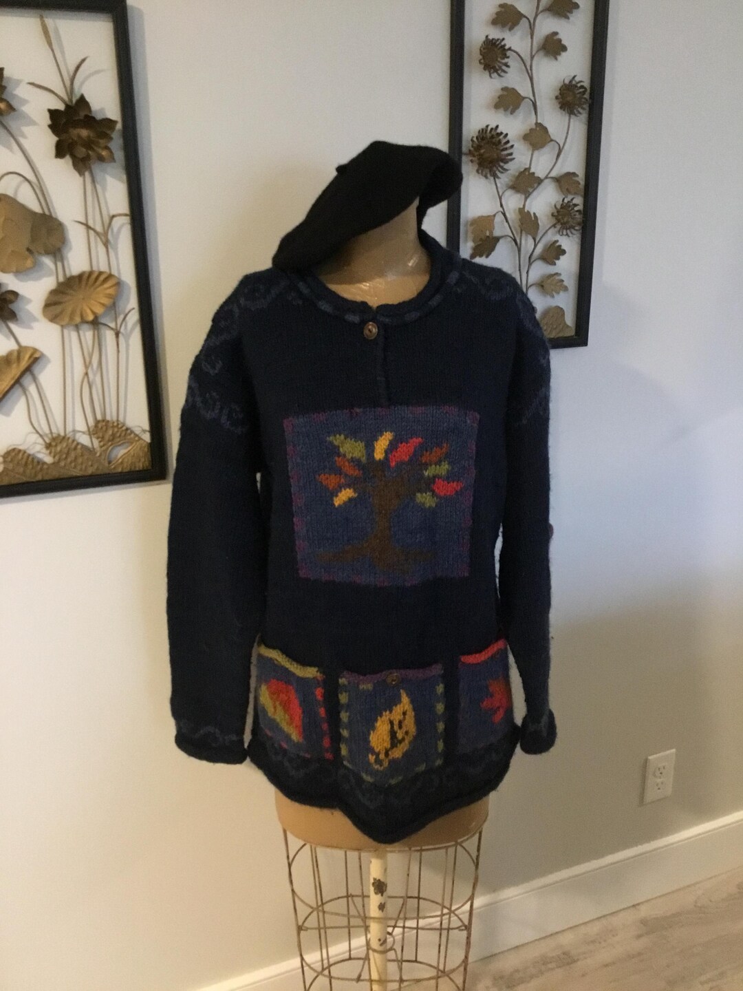 Wool Sweater Newari by Icelandic Design Hand Crafted in Nepal 100% Wool ...