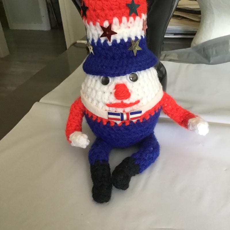 Crochet Uncle Sam - Etsy