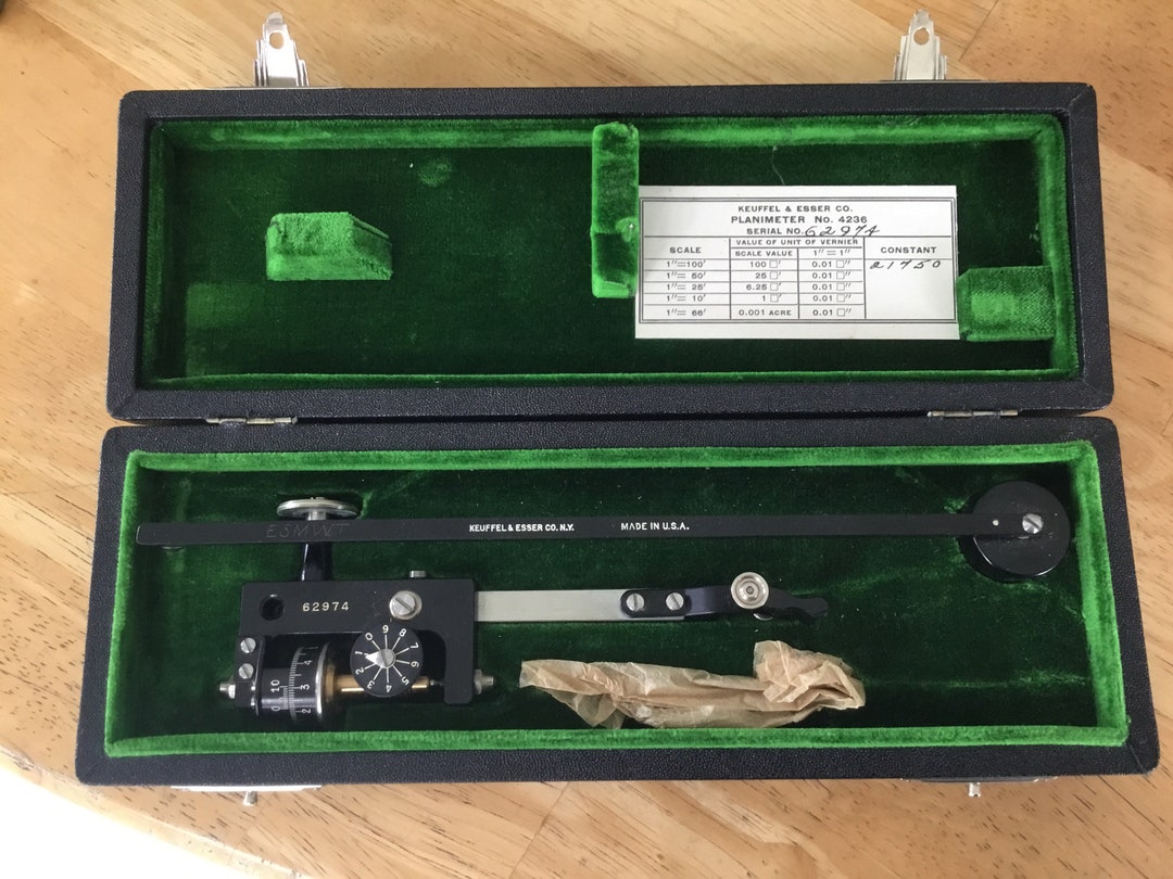 Polar Planimeter K&E Co. 4236 Vintage Tool Rustic Decor Industrial ...