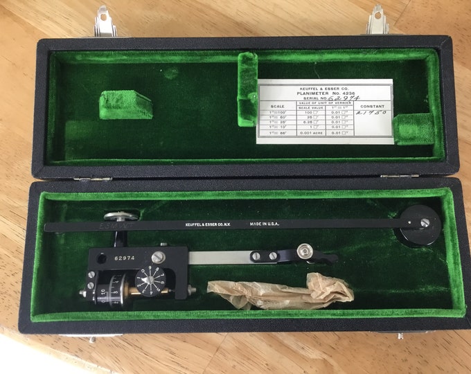 Polar Planimeter K&E Co. 4236 Vintage Tool Rustic Decor Industrial ...