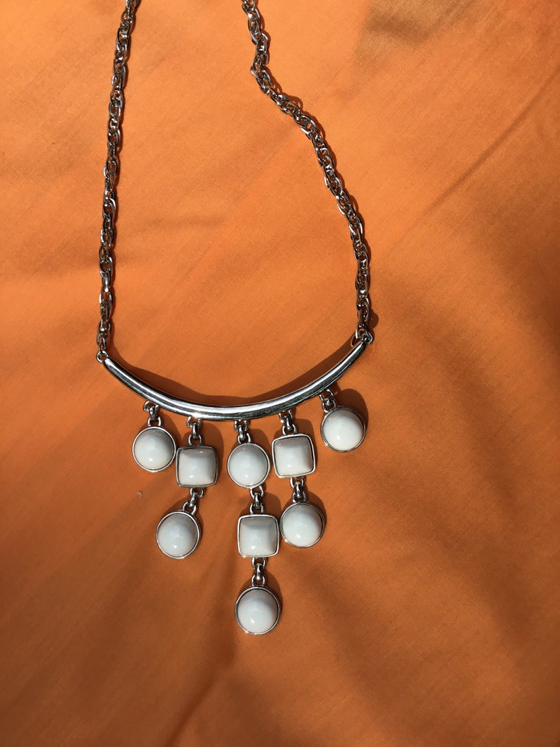 70's MOD Necklace Kramer Jewelry MOD Pendant Vintage - Etsy